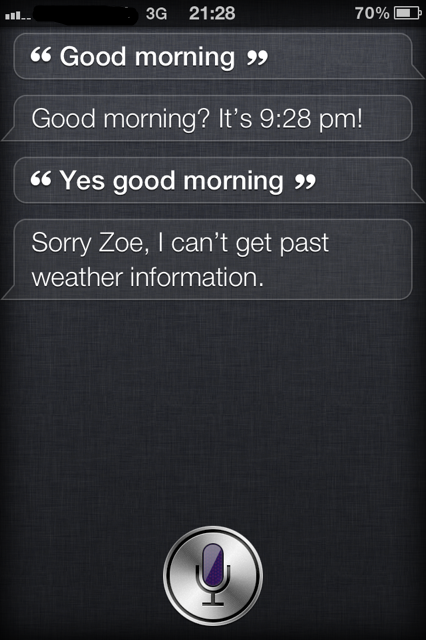 Weird Siri Conversations